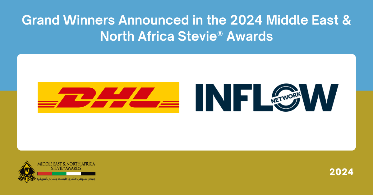 Two Grand Stevie® Award Winners Announced in the 2024 Middle East & North Africa Stevie® Awards
